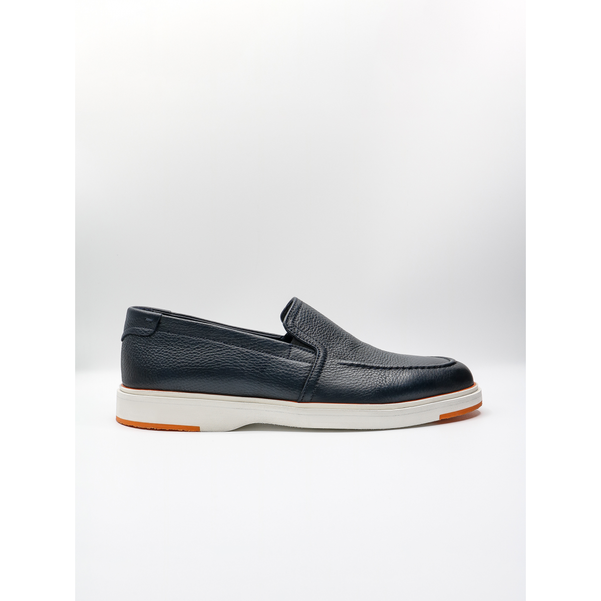 Leather casual moccasins - CCD0601AZULMARINHO - Suits Inc