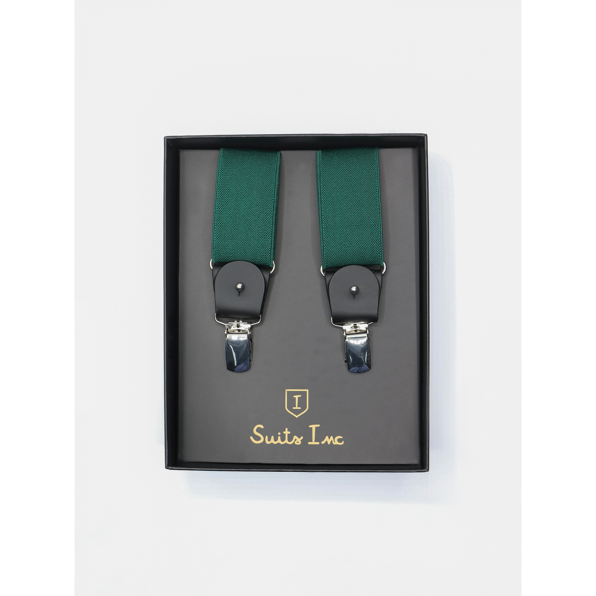 Suspensórios lisos - SUS0004VERDE - Suits Inc