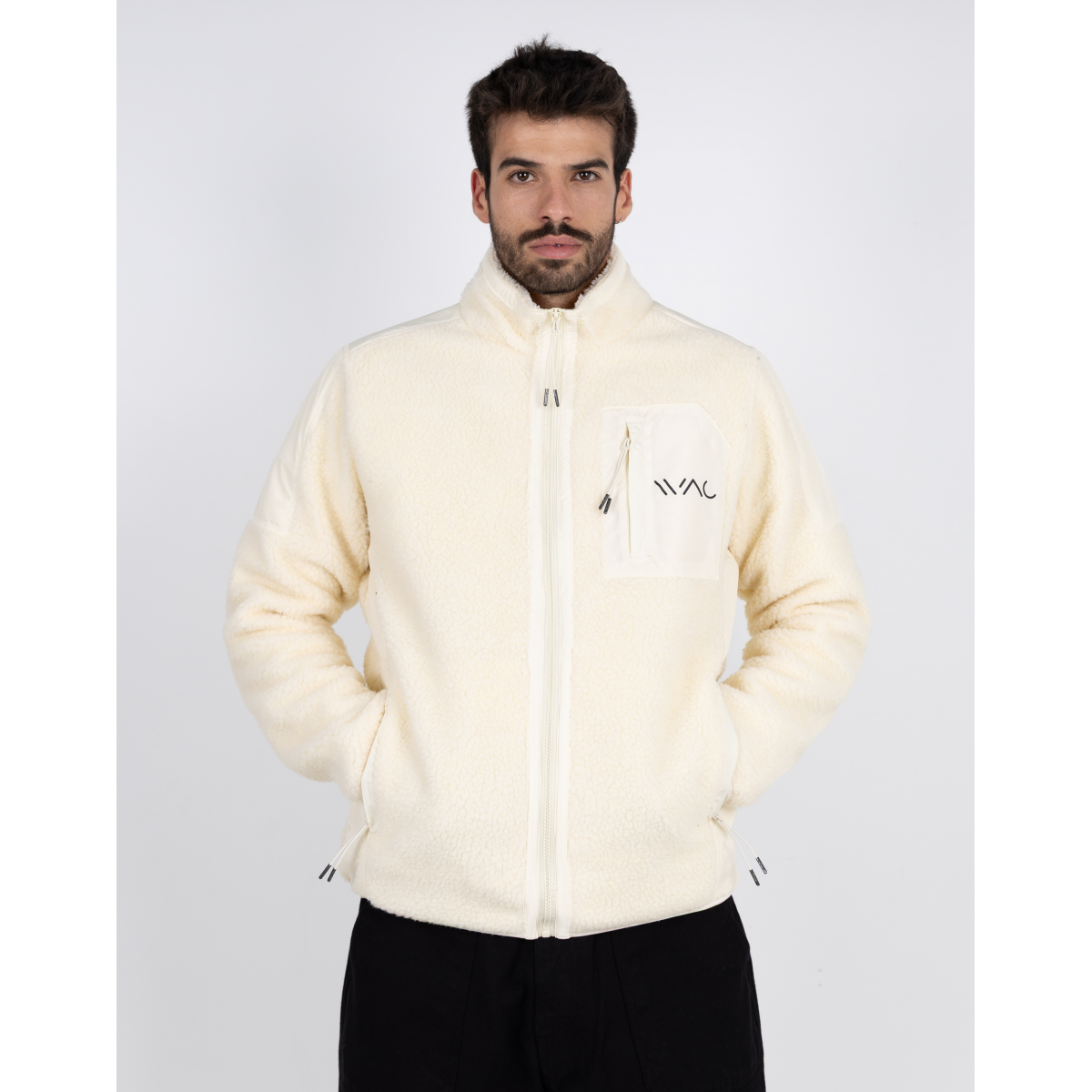 Casaco em Fleece - MAL0375BRANCO - Suits Inc
