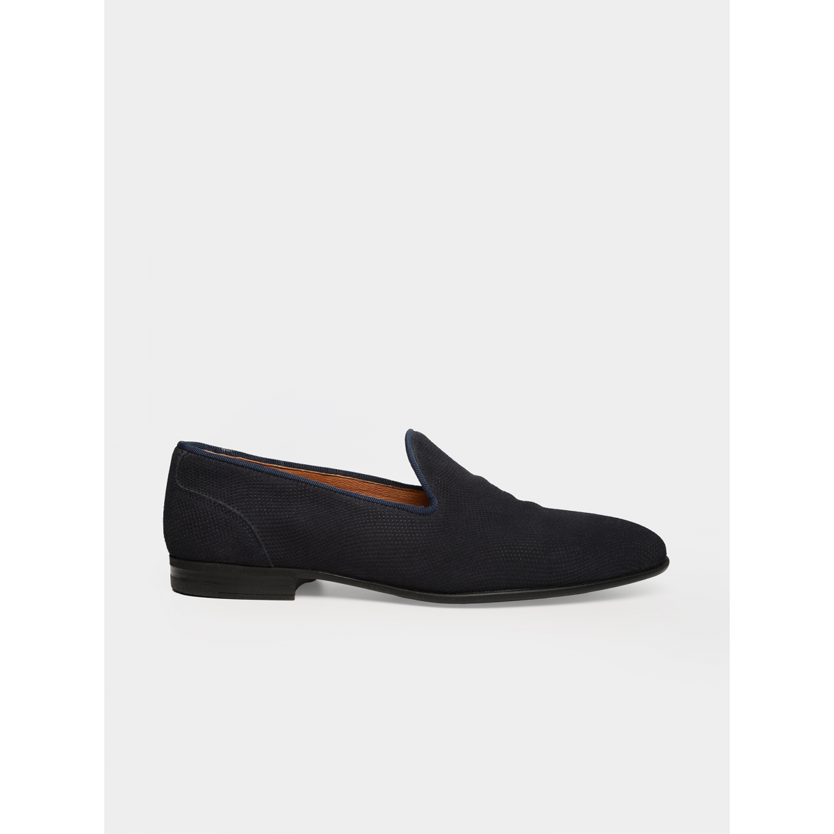 Sapato mocassin de pele croute - CCD0651AZULMARINHO - Suits Inc