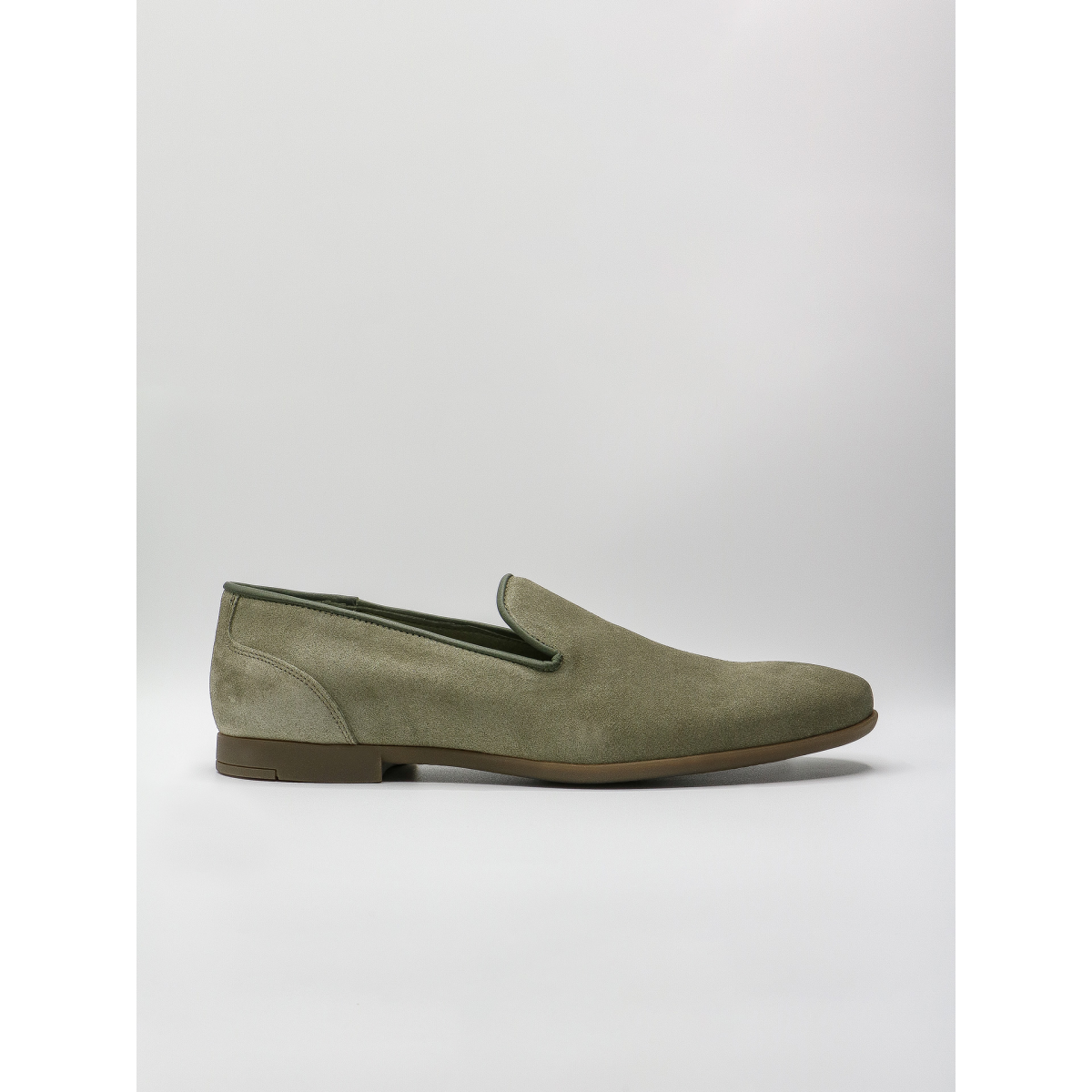Sapato mocassin de pele croute - CCD0609VERDE | Suits Inc