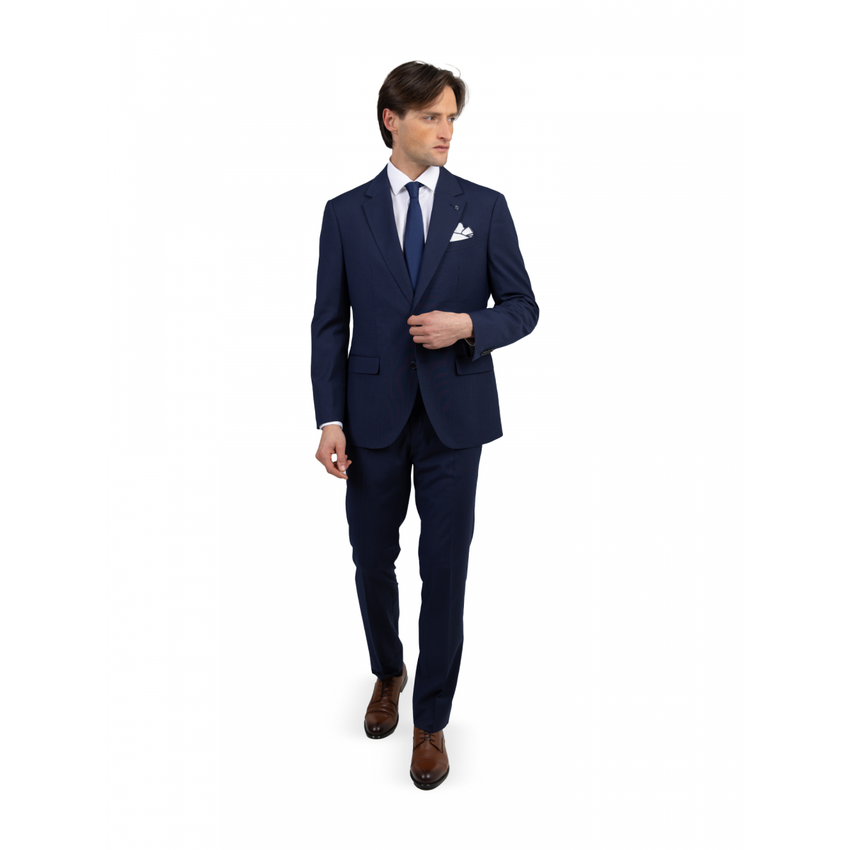 Micro pattern regular fit - FAT0987AZULMARINHO - Suits Inc